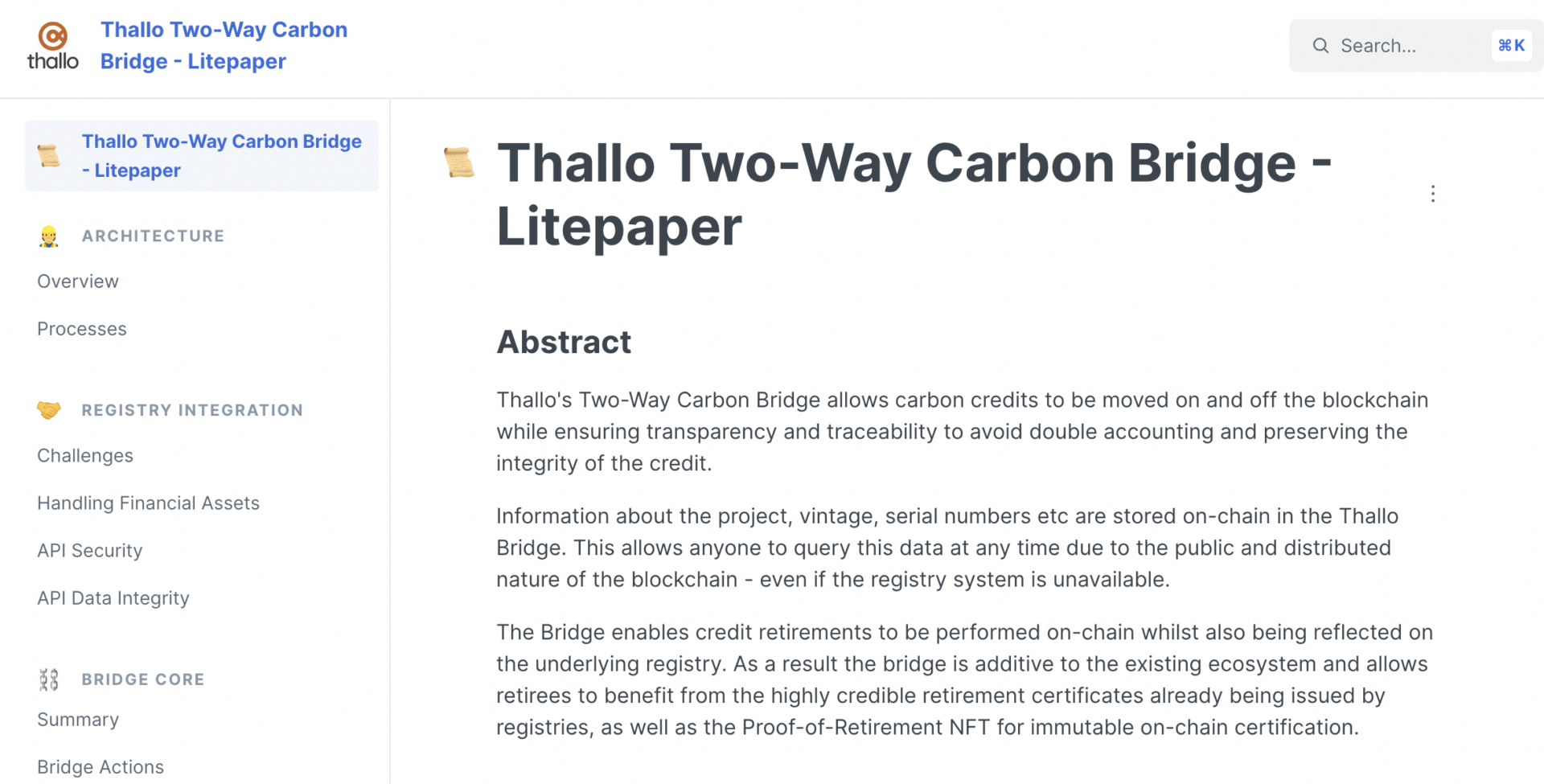 Litepaper: Thallo’s Two-Way Carbon Bridge – Thallo